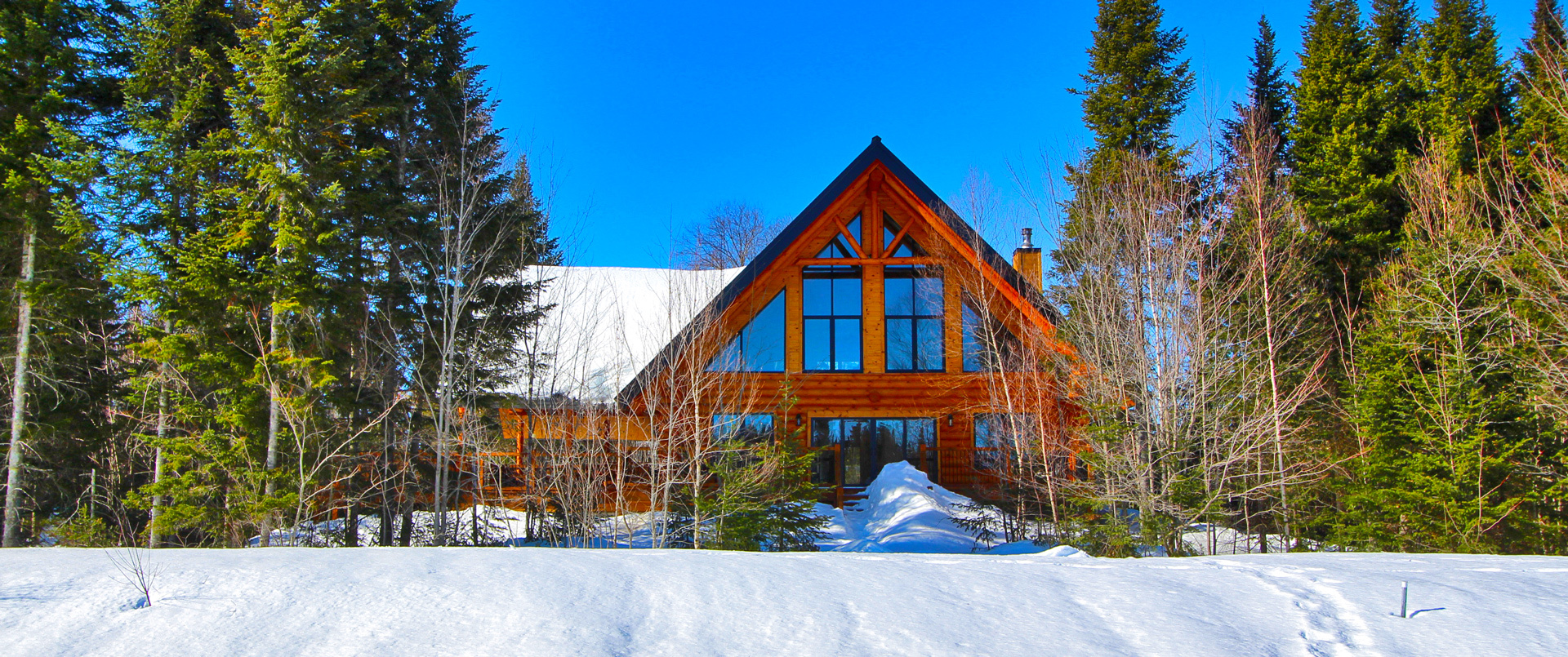 Découvrez le chalet Le Coureur des Bois - Au Chalet en Bois Rond