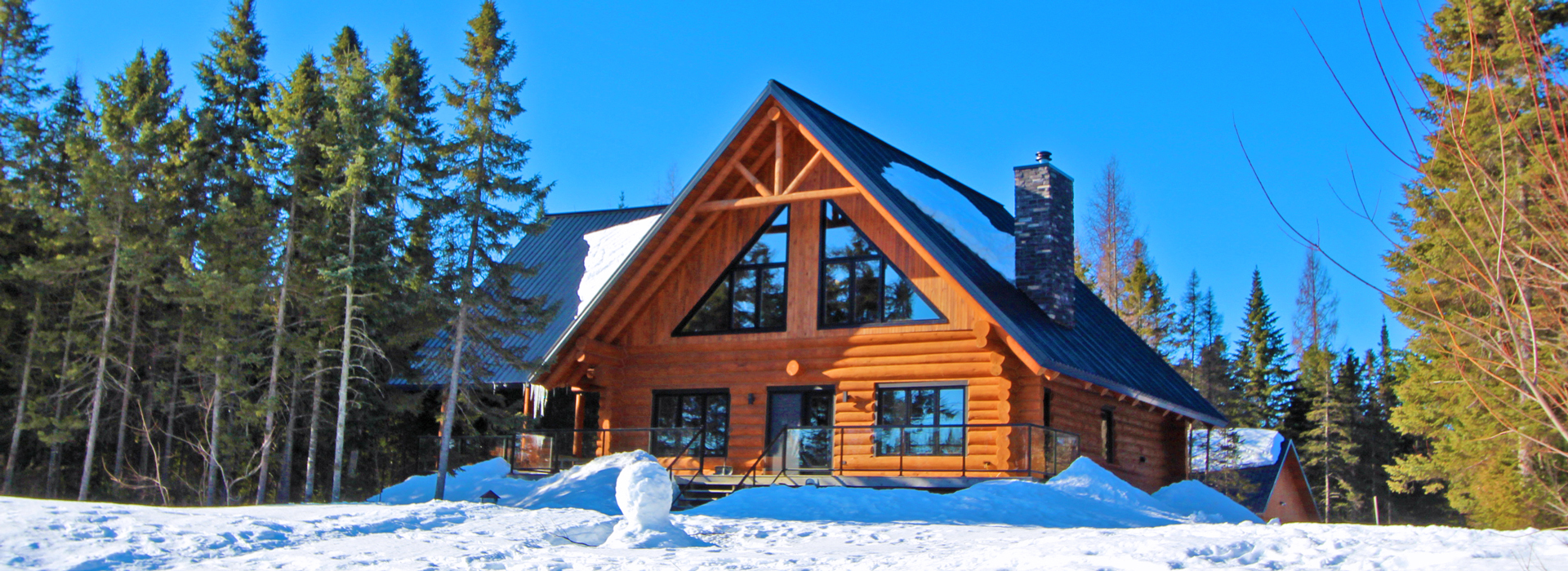 Maison Ou Chalet En Bois Rond | Ventana Blog